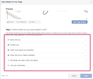 Facebook Business Page Call to Action Button - Lady Boss Studio Inc.